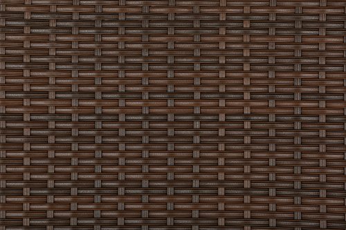 W Unlimited Leisure Collection Outdoor Garden Patio Furniture End Table, Dark Brown