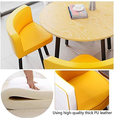 Kitchen Table Set, Office Conference Room Set, Office Negotiation Table and Chair Combination Business Meeting Small Round Table Lounge Home Balcony Living Room Pet Shop (Color : Blue) ( Color : Squar