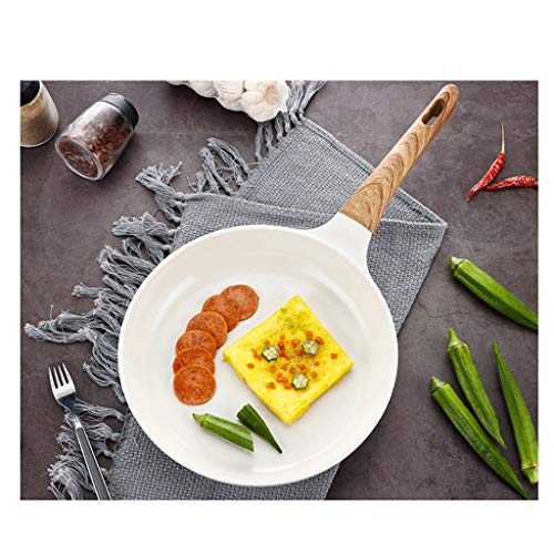 SDGH Saucepan Ceramic Coating and Aluminum Non Stick Frying Pan Grill Pancake Egg Kitchen Cookware Fry Pot