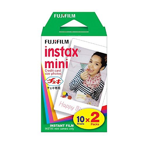 Fujifilm Instax Mini 9 Instant Camera (Cobalt Blue) with Film Twin Pack Bundle (2 Items)