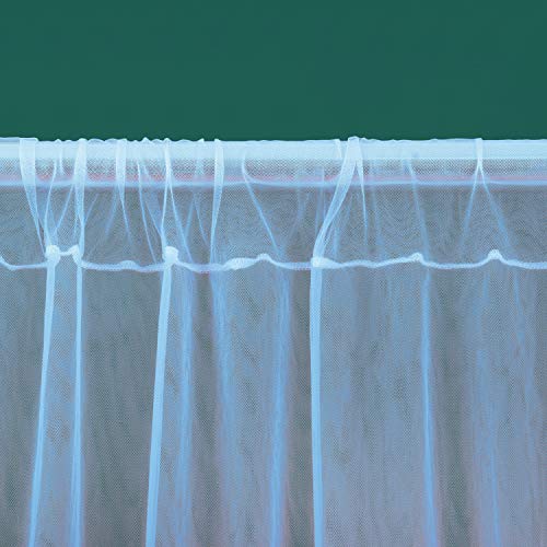 Baby Blue Tulle Backdrop Curtain for Baby Shower Boys Birthday Party Baby Blue Sheer Backdrop Curtains Drapes for Party Photoshoot Background Decorations 2 Panels 5ft X 8 ft