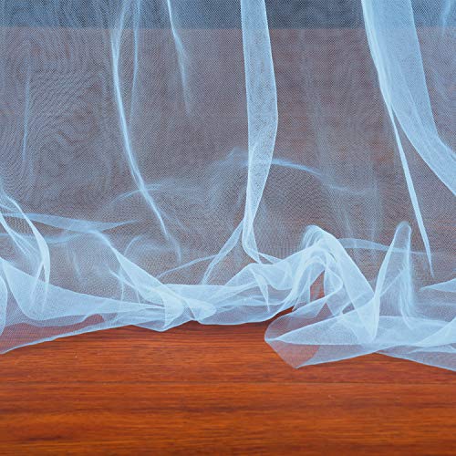 Baby Blue Tulle Backdrop Curtain for Baby Shower Boys Birthday Party Baby Blue Sheer Backdrop Curtains Drapes for Party Photoshoot Background Decorations 2 Panels 5ft X 8 ft