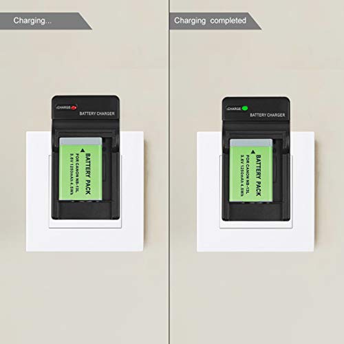 NB-13L nb 13l Battery Charger for Canon PowerShot G1 X Mark III, G7 X, G7 X Mark II, G9 X, SX720 HS, SX730 HS, SX740 HS and More