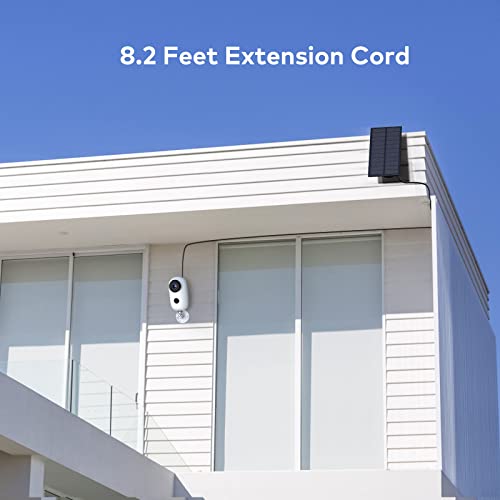 IHOUONE Security Cameras Wireless Outdoor,Solar Powered Outdoor Camera,Continuous Power Supply for 365 Days/PIR Human Detection/Alarms/SD Slot/2-Way Audio for Indoor Cameras