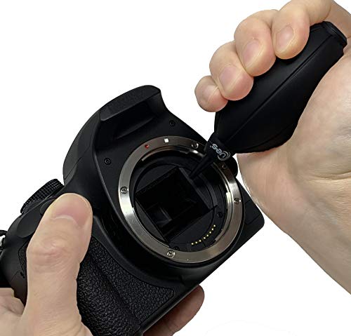 UES Air Blower Dust Blaster for Digital, DSLR, SLR Cameras Sensor Lens Cleaning, Rubber Bulb Air Pump Dust Blower Cleaner - Black