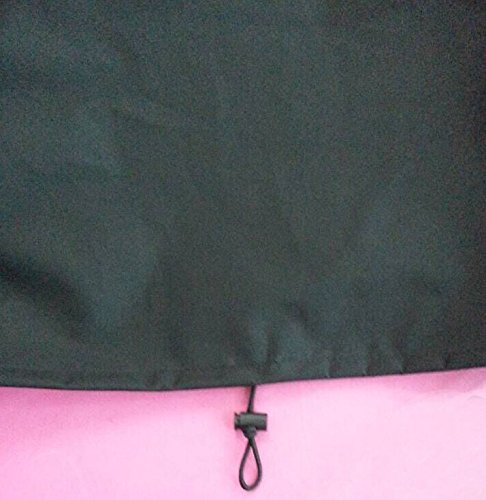 Garden Home Heavy Duty BLACK 58 INCH Grill Cover with Brush