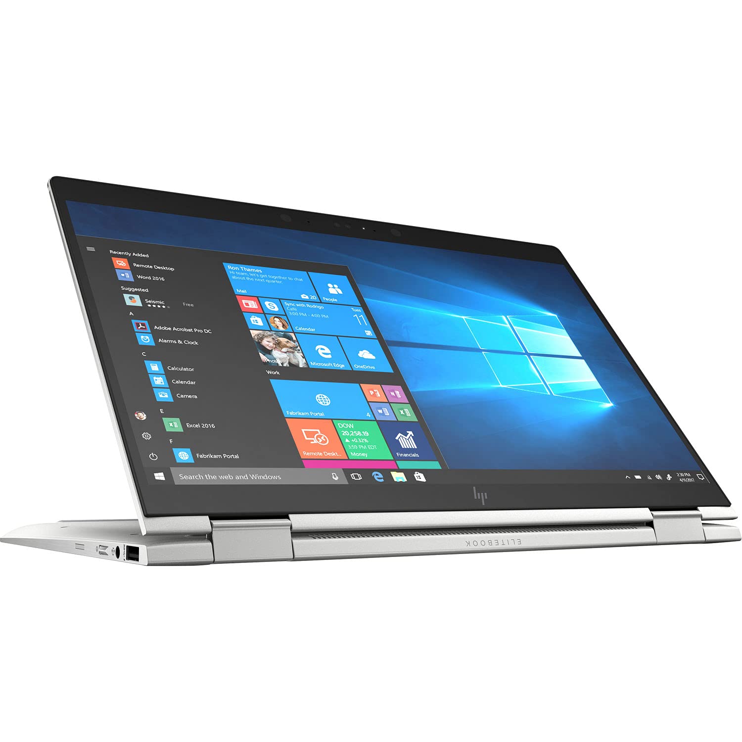 HP Elitebook X360 1030 G3 2-in-1 13.3 Touchscreen FHD (1920x1080) Business Laptop (Intel Core i5-8350U, 8GB RAM, 512GB SSD) Backlit, Thunderbolt, Webcam | Windows 10 Pro (Renewed)