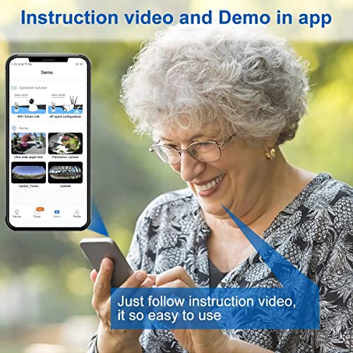 WAXOXIH Mini WiFi Spy Camera HD 1080P Wireless Hidden Camera Small Nanny Cam, Home Security Camera with Live App for Pets Baby Outdoor Indoor… (720p)