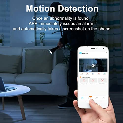 WAXOXIH Mini WiFi Spy Camera HD 1080P Wireless Hidden Camera Small Nanny Cam, Home Security Camera with Live App for Pets Baby Outdoor Indoor… (720p)