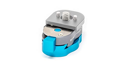 KONDOR BLUE Mini Quick Release Plates for Camera Monitors, Arms, Accessories, Microphones, Key Lights | Quickly and Securely Attach and Remove Accessories on Your Cinema Rig