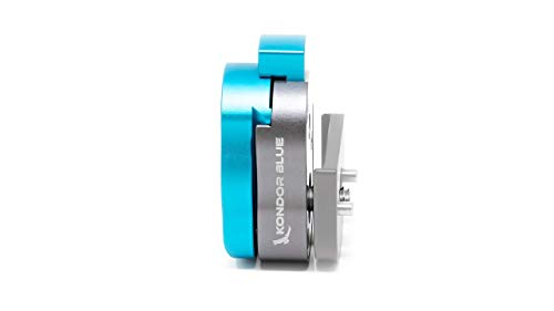 KONDOR BLUE Mini Quick Release Plates for Camera Monitors, Arms, Accessories, Microphones, Key Lights | Quickly and Securely Attach and Remove Accessories on Your Cinema Rig