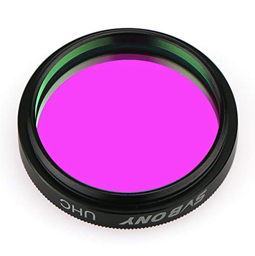 SVBONY Telescope Filter 1.25 inches UHC Filter Astrophotography to Improve The Image Contrast Reduces Light Pollution (1.25 inch)