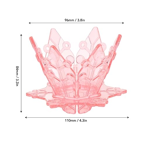 Coffee Strainer, Easy To Use Foldable Portable Snow Shaped Coffee Filter Machine For Drinks (Pink)