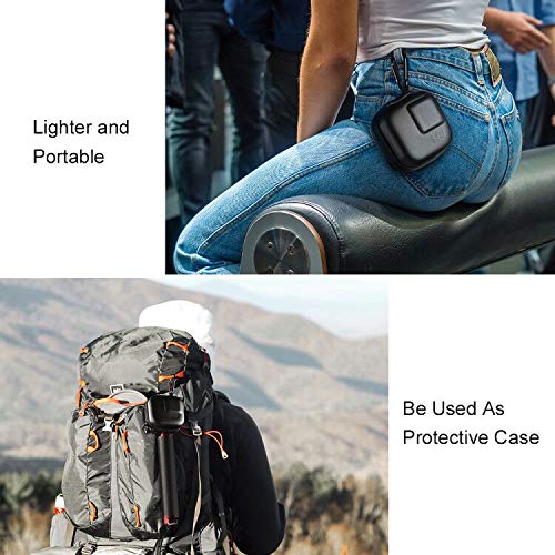 HSU Mini Carrying Case Compatible with GoPro Hero 11/10/9/8/7/(2018)/6/5 Black,Session 5/4,Hero 3+,AKASO/Campark/YI Action Camera and More,Protective Security Bag