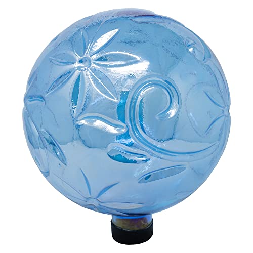 Gardener's Select A14BFG03 Glass Gazing Globe, Blue, 10"