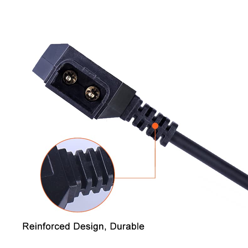 BMPCC D-Tap to 4K 6K Pro Power Cable Suitable for Blackmagic Pocket Cinema Camera 4K and Gold Mount V Mount Battery,Weipu SF6 2 Pin Female to P Tap,18 inch - 59 inch Length