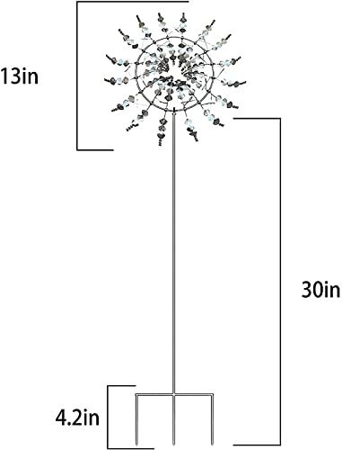 Magical Metal Windmills, Unique 3D Wind Spinners, Windmills Wind Spinner for Yard and Garden, Wind Catchers Metal Outdoor Patio Decorationā¦