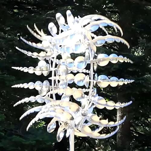 Magical Metal Windmills, Unique 3D Wind Spinners, Windmills Wind Spinner for Yard and Garden, Wind Catchers Metal Outdoor Patio Decorationā¦