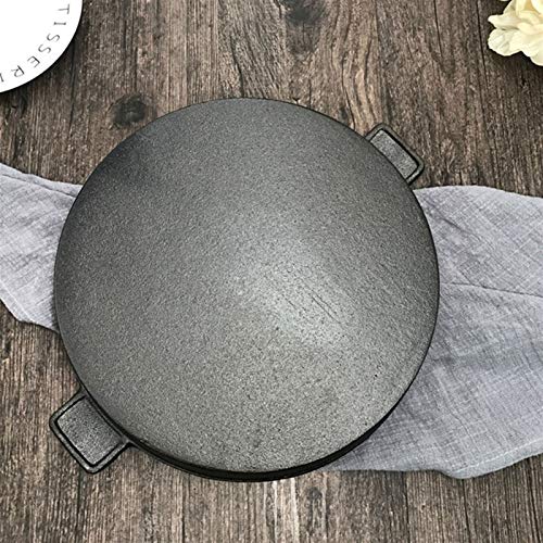 SDGH Thick Striped Cast Iron Frying Pans, Steak Grill Frying Pans Uncoated Non-Stick Grill Plate Cooking Roasting Pot