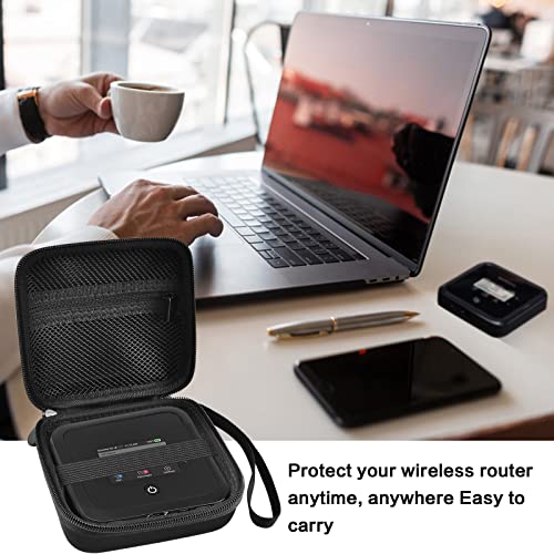 Case Compatible with NETGEAR Nighthawk M6 M5 5G Mobile Hotspot MR6150 MR5200 WiFi Router. Travel Router Holder for Netgear Router M6 Pro MR6500 MR5100 MR1100 Wireless WiFi Hotspot (Box Only)