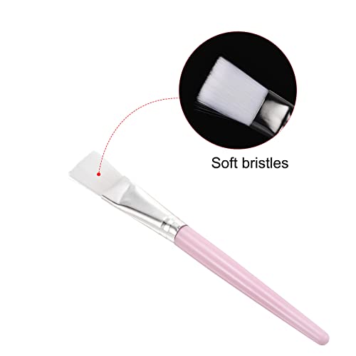 PATIKIL Succulent Cleaning Brush 2Pack 152mm Gardening Tools Plant Brush for Garden Pink Handle