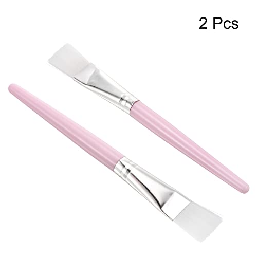 PATIKIL Succulent Cleaning Brush 2Pack 152mm Gardening Tools Plant Brush for Garden Pink Handle