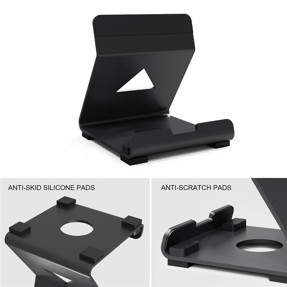 Handheld Game Console Holder Tablets Stand,Tablet Stand for Playstation Portal/for Rog Ally/for Legion Go Game Machine Tablet Stand Holder Accessories (Black)