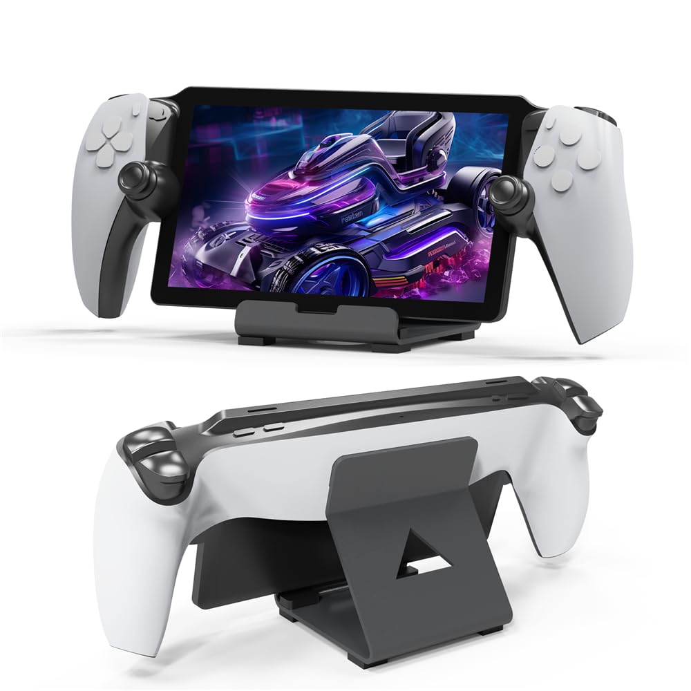 Handheld Game Console Holder Tablets Stand,Tablet Stand for Playstation Portal/for Rog Ally/for Legion Go Game Machine Tablet Stand Holder Accessories (Black)