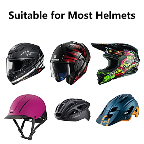 Haoyou Curved Adhesive Helmet Mount Compatible with Gopro Hero 11,10, 9, 8, 7, 6, 5, 4, 3+, 3 Cameras (6pcs)