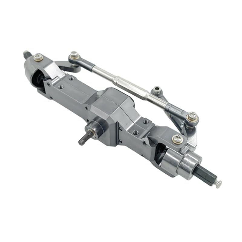 MayNuo Metal Front & Rear Bridge Axle Gear Box for WPL C14 C24 B14 B24 B16 B36 1/16 RC Car Truck Rock Crawler Trucks RC Car Parts (Color : Front-Middle-Rear)