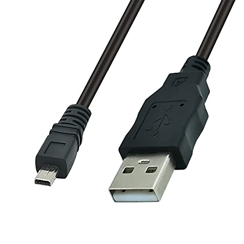 Replacement USB Camera Transfer Data Sync Cable Cord for Sony Cybershot Camera DSC-H300 DSC-W800 DSC-W370 DSC-H200, Panasonic Lumix Camera DMC-G7 DMC-S5 DMC-ZS25 DMC-TZ35