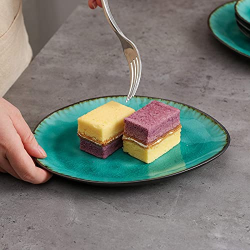 GagalU Porcelain Dinnerware Set33-Piece Pottery Stoneware Vintage Ceramic Dinner Set with 12*Dipping Dishes&Bowl,6*Dessert Plate,3*Dinner Plate Dinnerware Set