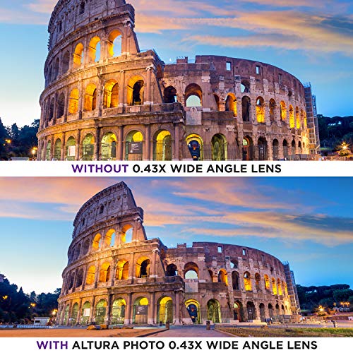 52MM 0.43x Altura Photo Professional HD Wide Angle Lens (w/Macro Portion) for Nikon D7100 D7000 D5500 D5300 D5200 D5100 D3300 D3200 D3100 D3000 DSLR Cameras