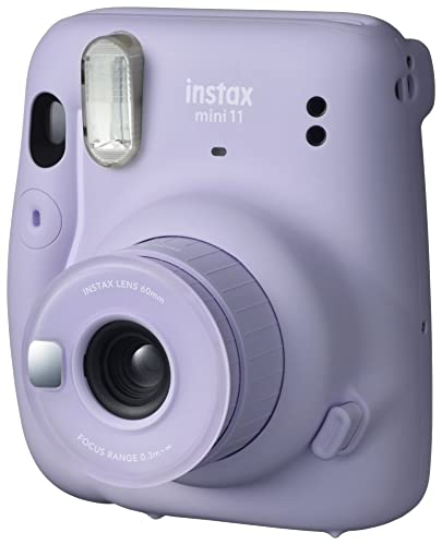 Fujifilm Instax Mini 11 Instant Camera - Lilac Purple 4.8" x 4.2" x 2.6"