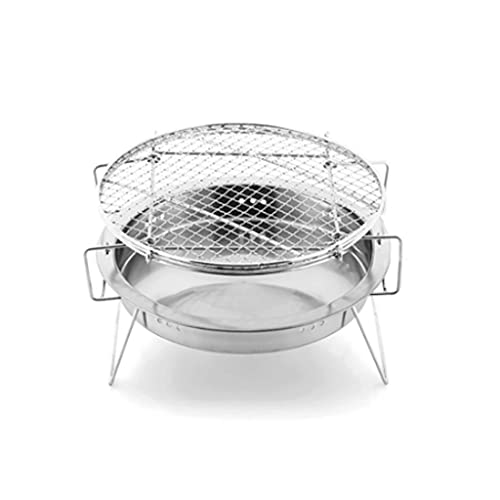 APAINI Stainless Steel Barbecue Grill Outdoor Family Picnic Tool Portable Mini Barbecue Grid Rack