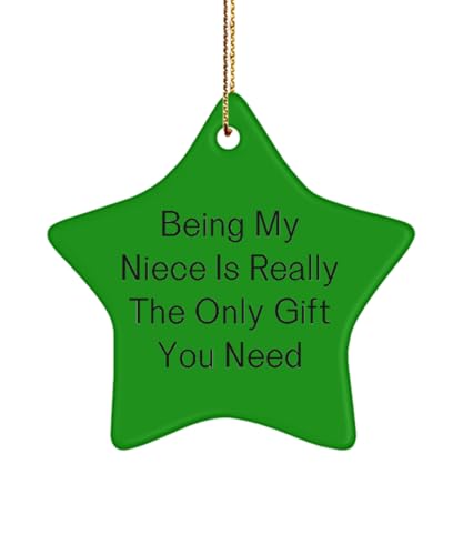 New Niece Gifts, Being My Niece is Really The Only Gift You Need, Nice Star Ornament for Aunt from Aunt, Gift Ideas for Nieces, Niece Gift Ideas, Best Gifts for Nieces, Great Gifts for Nieces, Unique