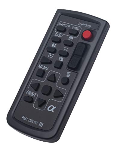 RMT-DSLR2 Replaced Remote fit for Sony Interchangeable Lens Digital Camera A6400 A9 A7RIII A7III A7RII A7SII A7II A7RM3 A7M3 A7RM2 A7SM2 A7M2 A7R A7S A7 A6500 A6300 A6000 NEX-7 6 5 A99 ILCE-7M3