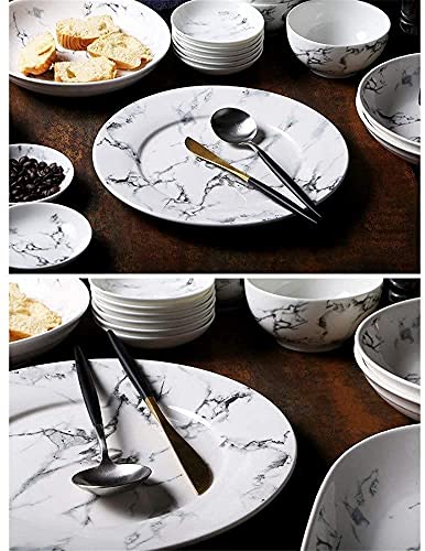 GagalU Dinner SetsDinnerware Set for Home or Special Restaurant, 55PCS Chinese Style Bone China Dinnerware Set Household Phnom Penh Ceramic Bowl Dishes Plate Service for 10