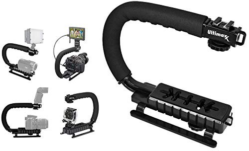 Atomos Ninja V 5" 4K HDMI Recording Monitor with Deluxe Accessory Bundle β Includes: 2X Extended Life NP-F975 Batteries with Charger; Micro, Mini, Standard HDMI Cables; Action Grip Stabilizer & More