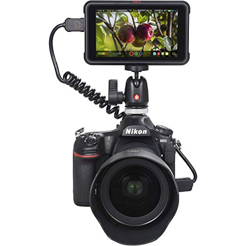Atomos Ninja V 5" 4K HDMI Recording Monitor with Deluxe Accessory Bundle β Includes: 2X Extended Life NP-F975 Batteries with Charger; Micro, Mini, Standard HDMI Cables; Action Grip Stabilizer & More