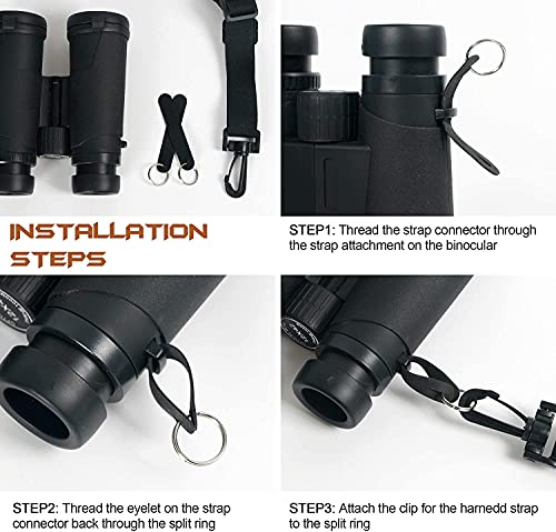 Binocular Harness Strap, X-shaped Decompression Binocular Strap, Binocular Chest Harness Suitable for Birding, Hunting, Hiking, and Rescue Activities