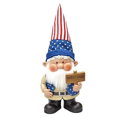 The Lakeside Collection Cute Garden Gnome with Interchangeable Seasons Outfits - 4 Clothing Sets