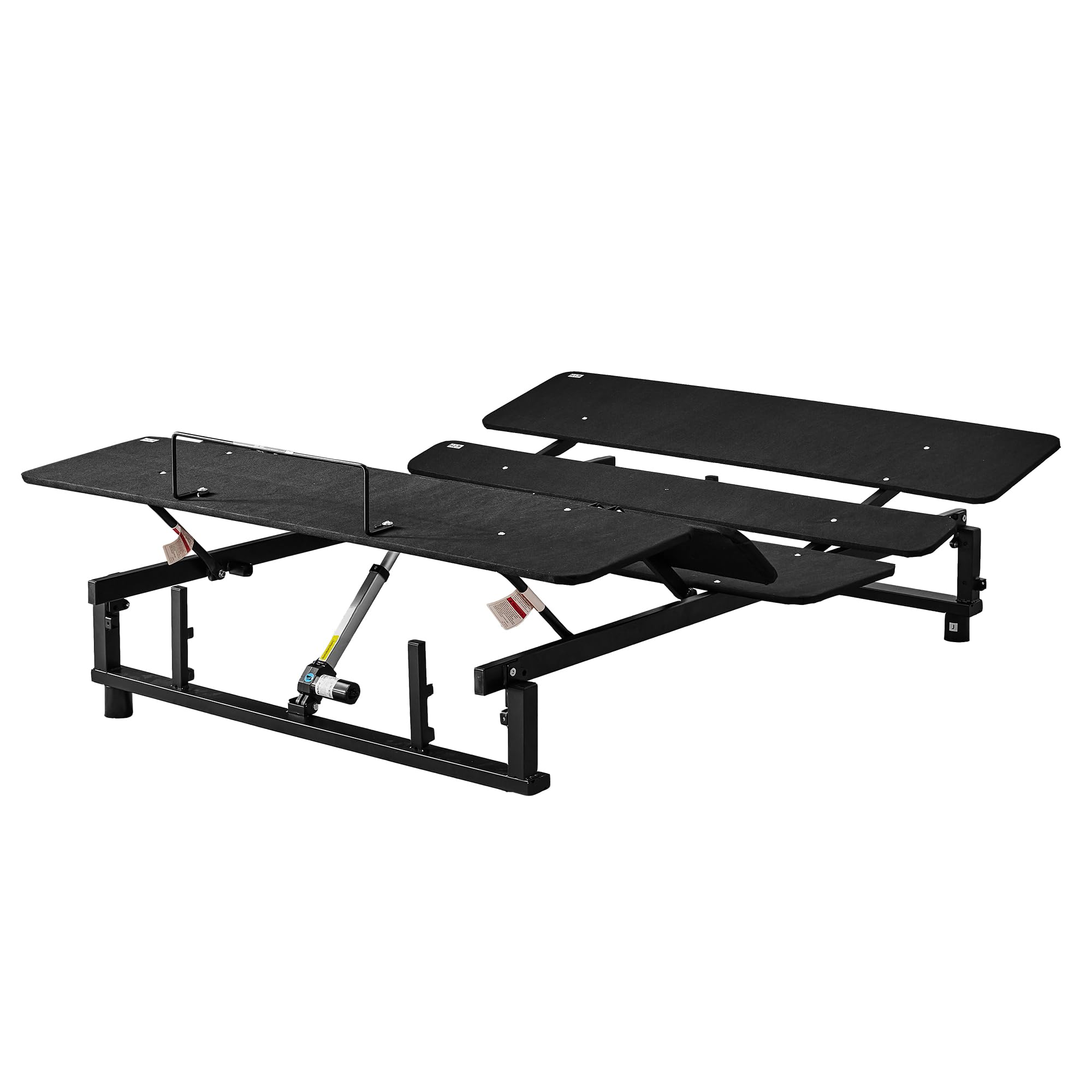LETSFUN Queen Size Adjustable Bed Base Frame Head and Foot Incline Quiet Motor Zero Gravity,Antique Black