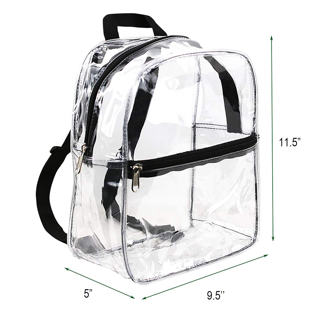 Stadium Approved Clear Mini Backpack,Clear Bag Stadium Approved,Clear Crossbody Purse Bag for women and men