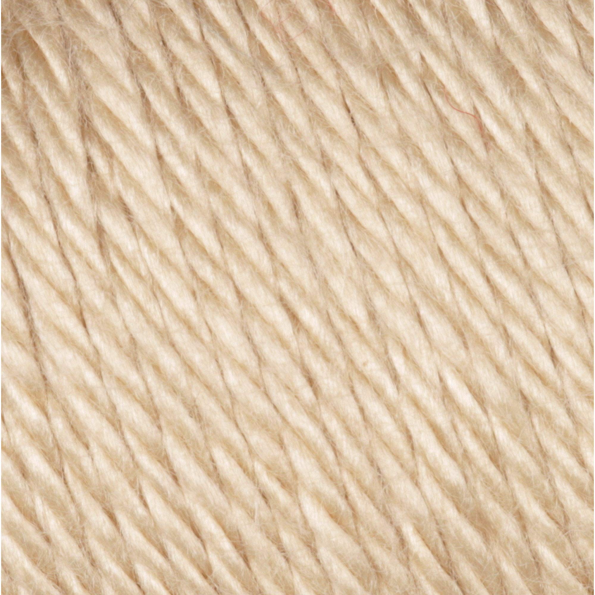 Caron Simply Soft Solids Yarn (4) Medium Gauge 100% Acrylic - 6 oz - Bone- Machine Wash & Dry (H970039703)