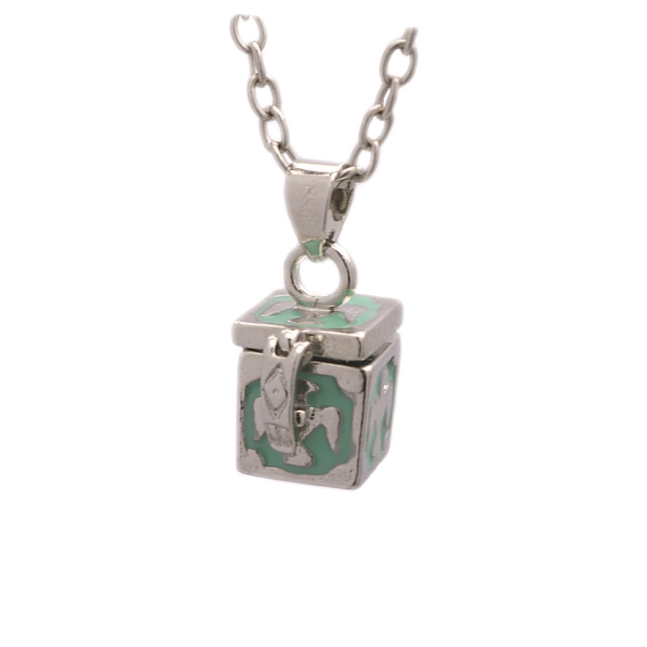 Artibetter 1pc Ashes Necklace Memorial Necklace for Men Women Necklace Mens Stainless Steel Necklaces Square Ashes Pendant Cremation Ashes Memorial Openable Pendant Chain Copper Diffuser