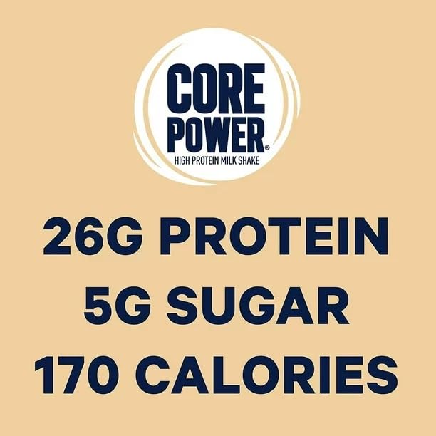 Fairlife Core Power 26g Protein Milk Shakes, Vanilla, Made with Canadian Milk, 414mL/14 fl. oz. (Pack of 12) Shipped from Canada