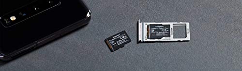 Kingston 512GB microSDXC Canvas Select Plus 100MB/s Read A1 Class UHS-I Memory Card + Adapter (SDCS2/512GB)