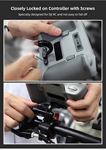 Anbee Bike Holder Bar Hand Mount Bicycle Holder Bracket for DJI RC Controller, Compatible with DJI Mini 3 / Mini 3 Pro Drone and Action Cameras