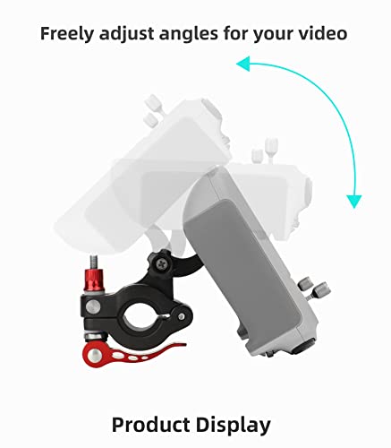 Anbee Bike Holder Bar Hand Mount Bicycle Holder Bracket for DJI RC Controller, Compatible with DJI Mini 3 / Mini 3 Pro Drone and Action Cameras